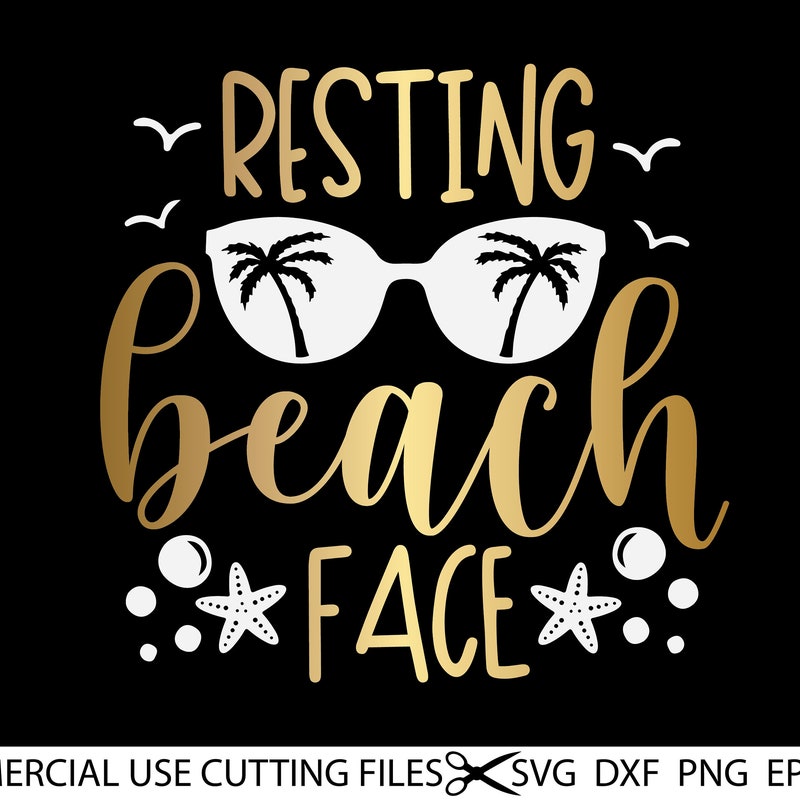 Resting Beach Face - Etsy