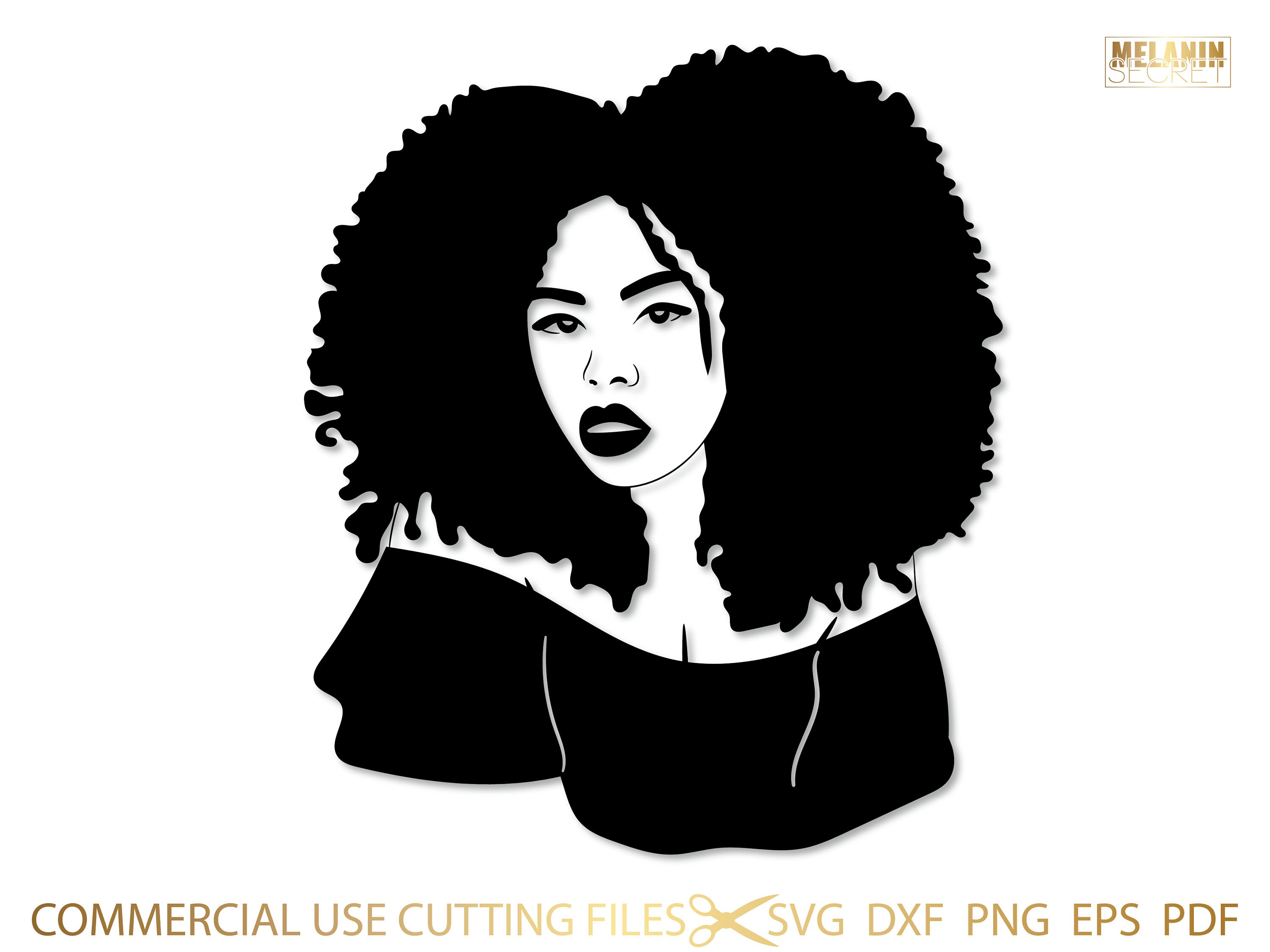 Drawing & Illustration Art & Collectibles Nubian Queen Boss PNG Vector ...