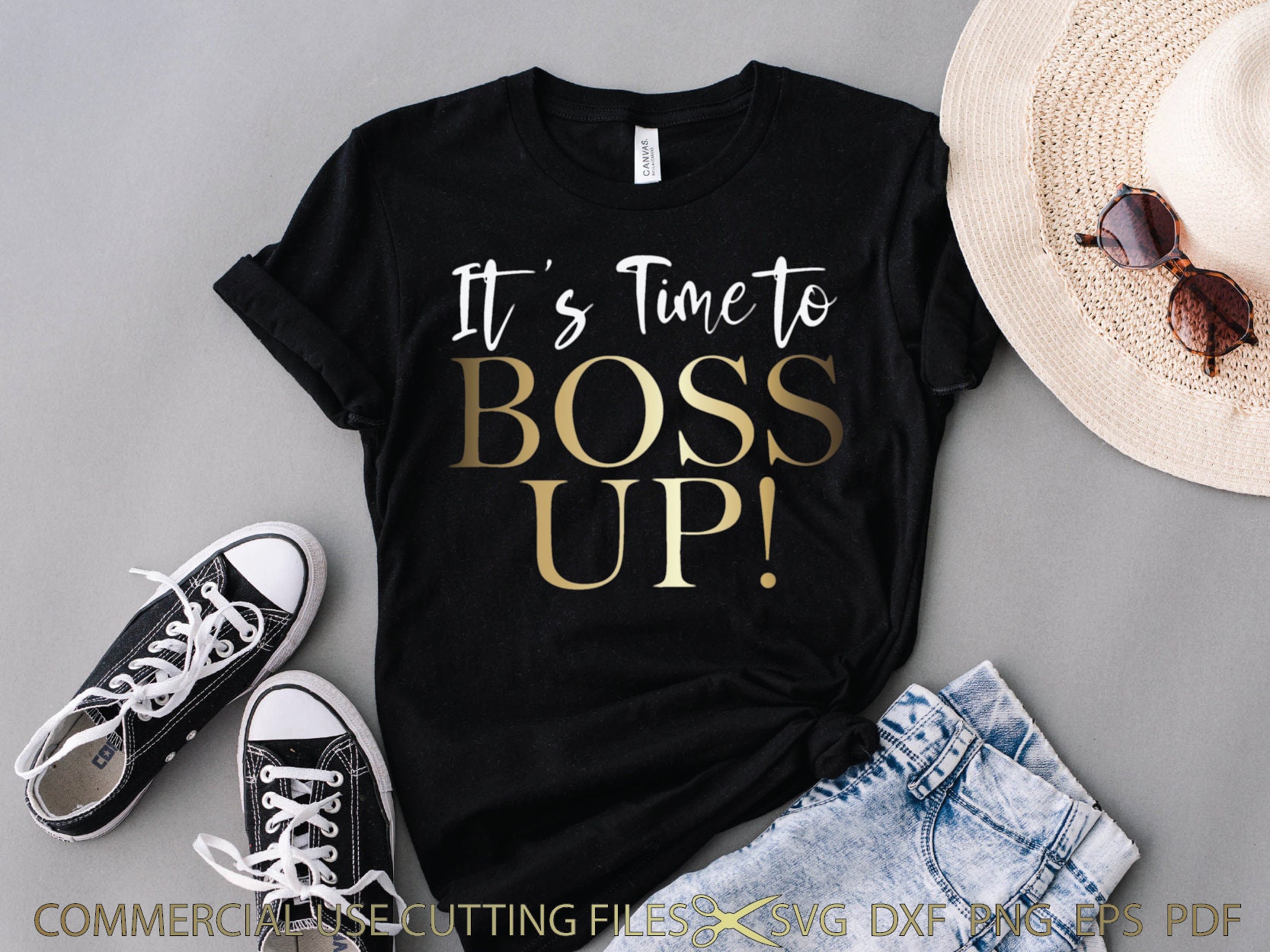 It's Time to Boss up SVG Motivational Svg Positive Svg - Etsy
