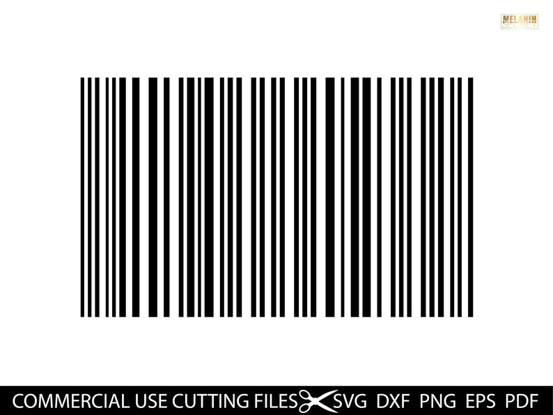 Bar Code SVG, Shopping Svg, Bar Code Clipart, Gold Bar Code Svg, Bar ...