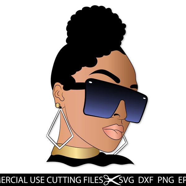 Black Diva Face - Etsy