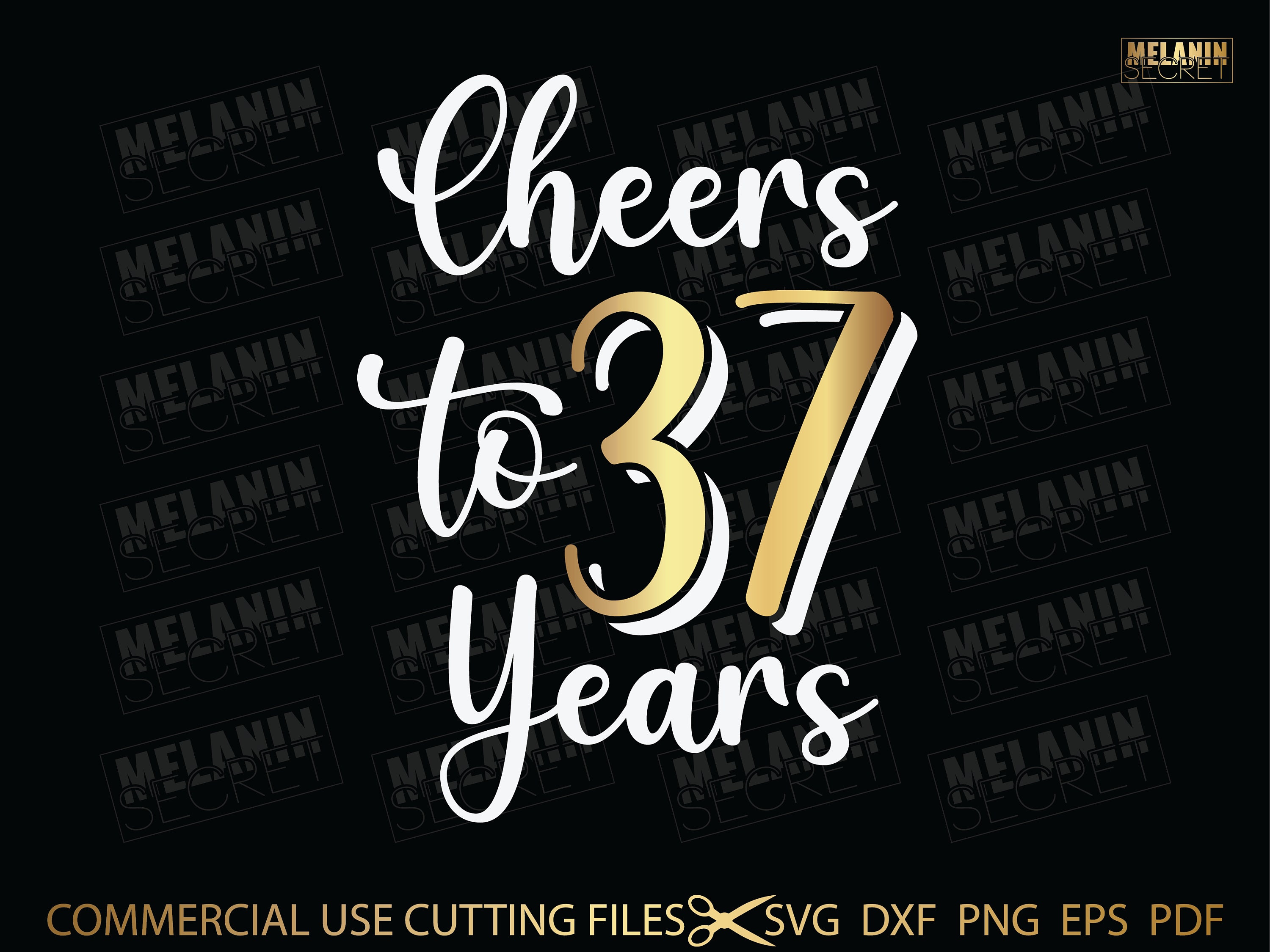 Cheers to 37 Years 37th Birthday Svg 1984 Svg SVG PNG 37 - Etsy UK