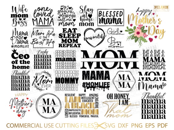 29 Mom Bundle SVG Mother's Day Svg Mom Svg Mom Life - Etsy