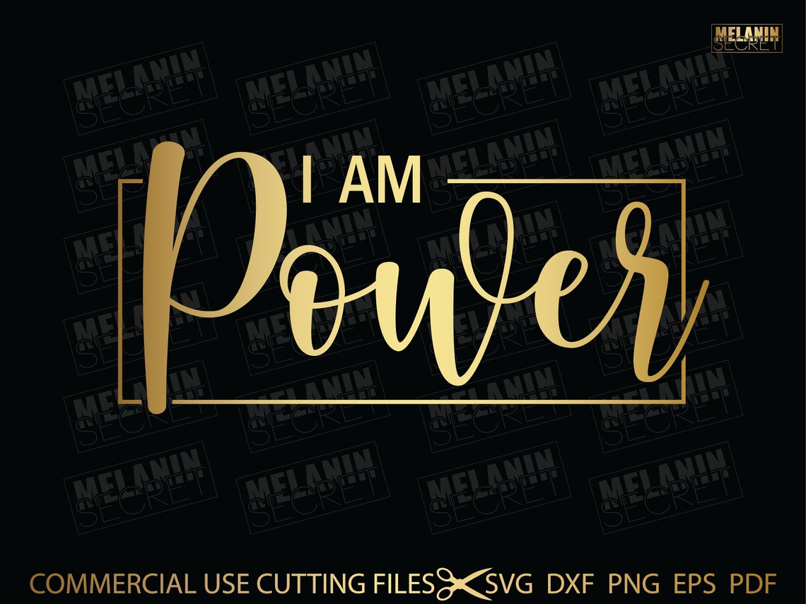 I Am Power Svg Power Svg Success Svg Hustler Svg Empowered | Etsy Canada