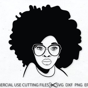 Afro Dripping SVG Afro SVG African American Woman Svg Afro - Etsy Canada