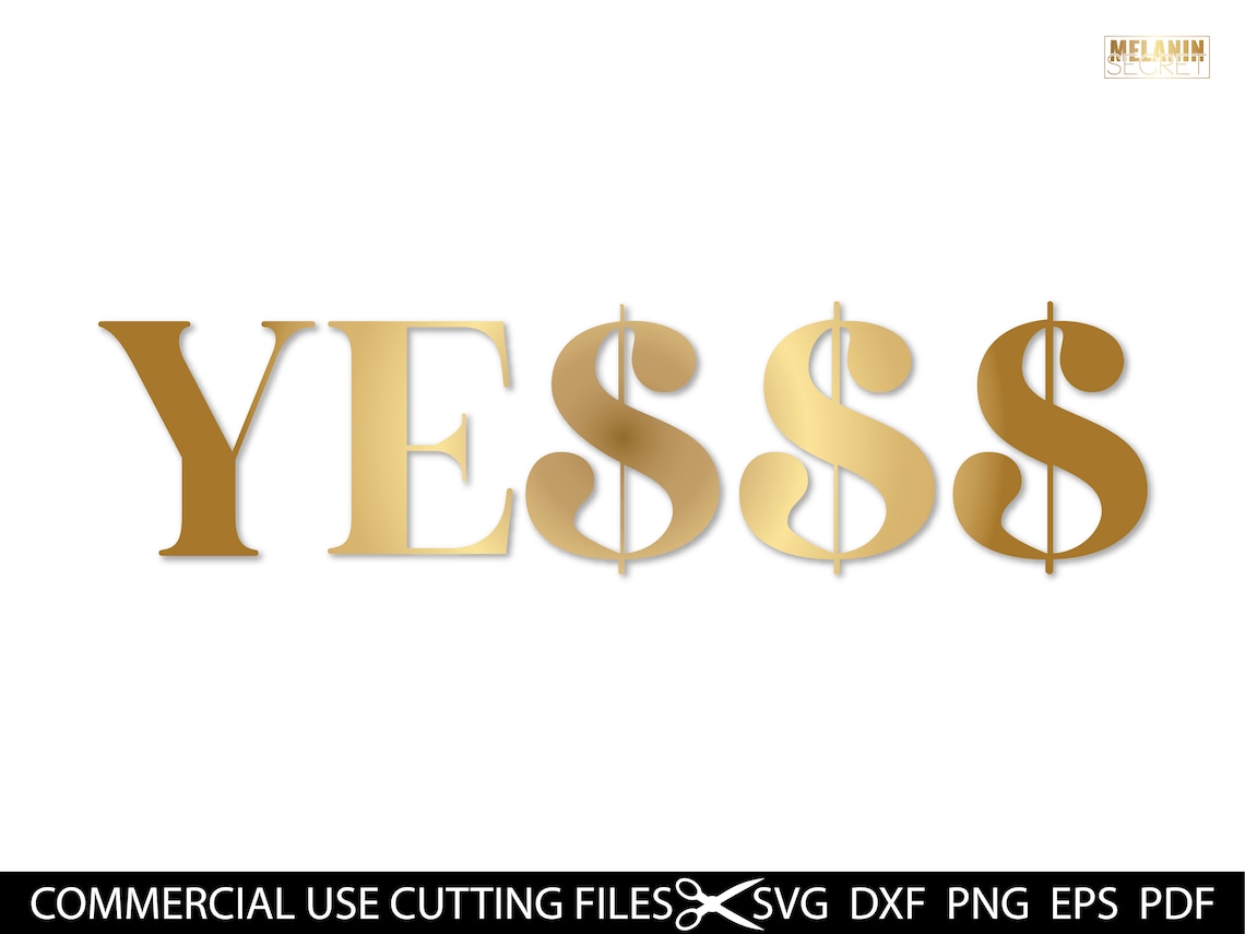 Yes Svg Empowered Woman Svg Inspirational Quote SVG Hustle - Etsy