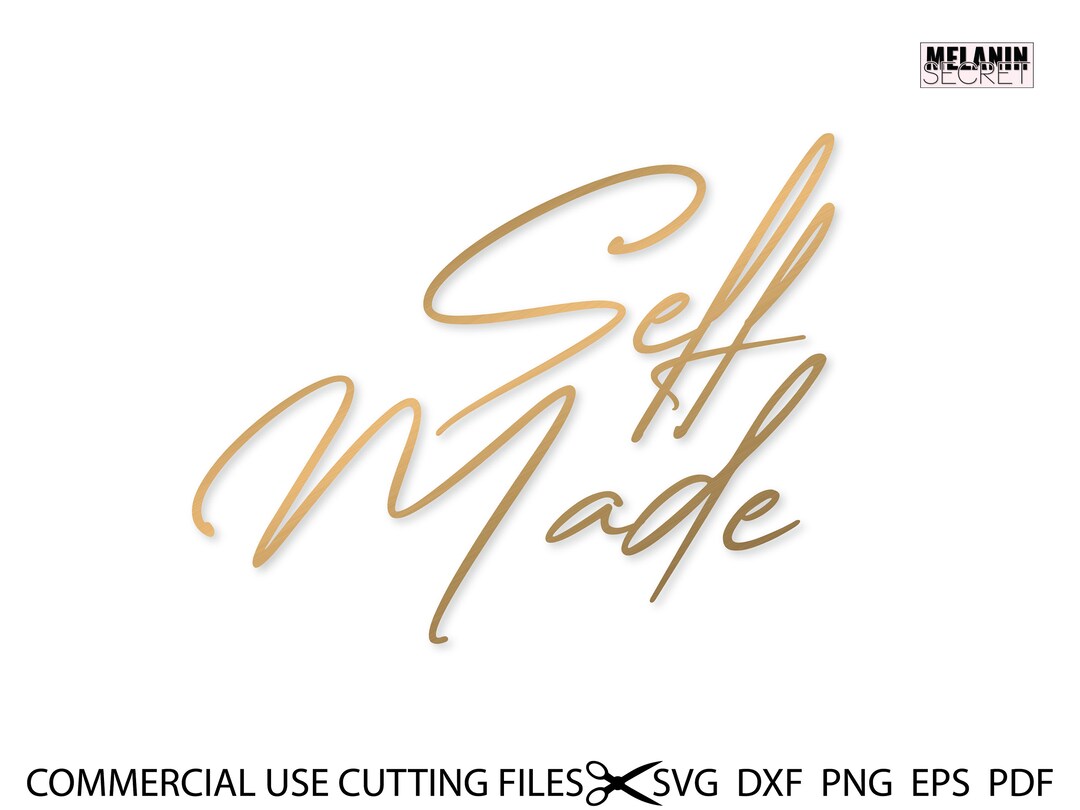 Self Made Svg Quote SVG Boss SVG Inspirational Quote SVG - Etsy México