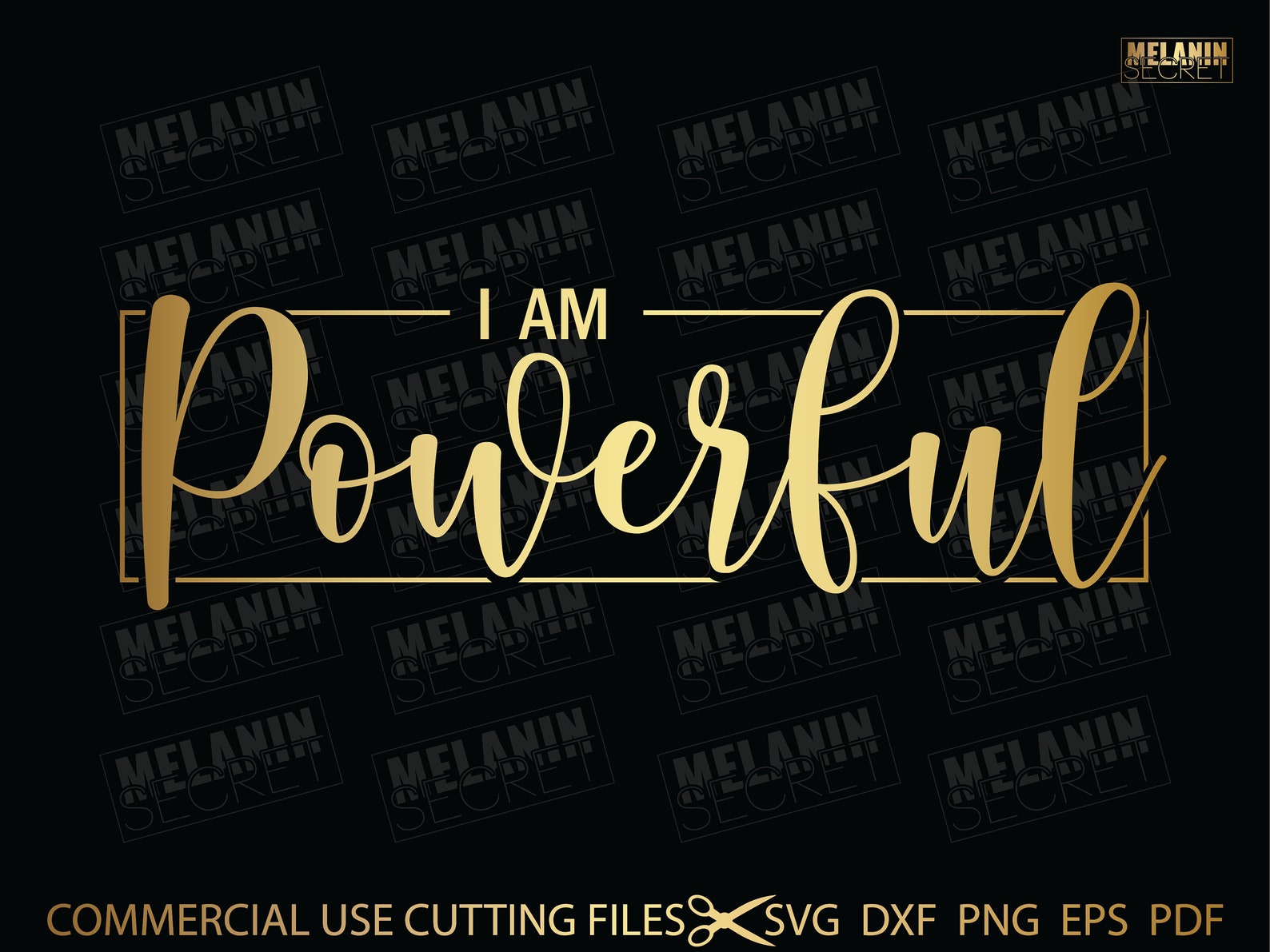 I Am Powerful Svg Powerful Svg Success Svg Hustler Svg | Etsy