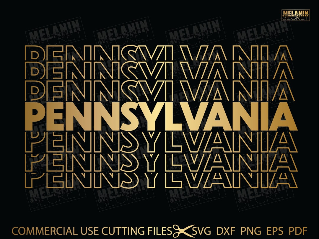 Pennsylvania State SVG, Pennsylvania Svg, State Svg, United States of ...