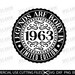 Legend Are Born in 1963, 59 Birthday Svg, 59 Svg, Limited Edition, 1963 ...
