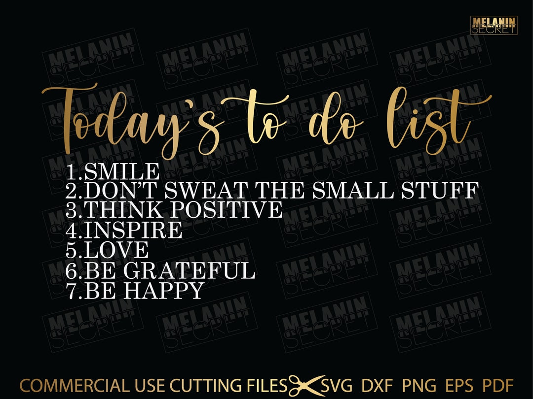 Todays to Do List Svg, Momlife Svg, Inspirational Motivational Quotes ...