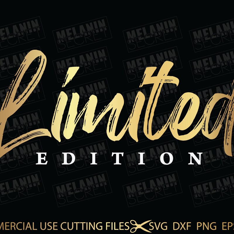 Limited Edition Svg - Etsy