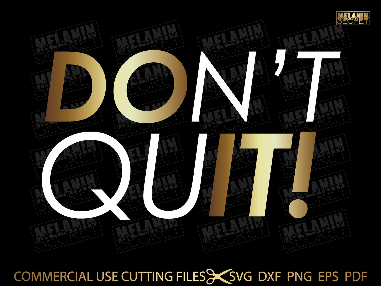 Don't Quit Svg Quotes Svg Inspirational Svg - Etsy