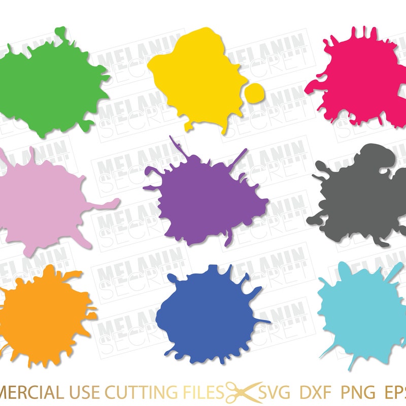 Paint Splatter Svg - Etsy
