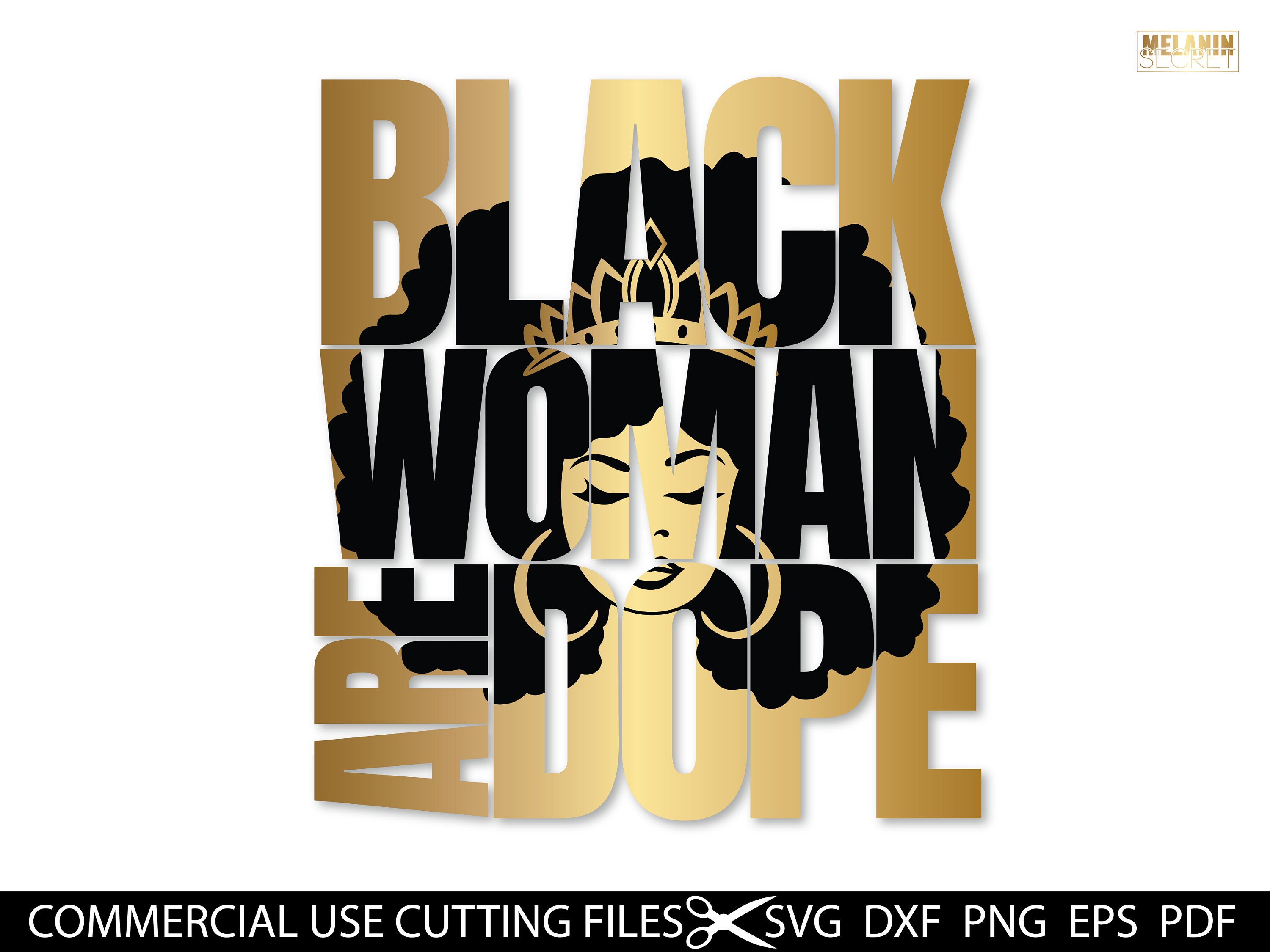 Black Woman Are Dope Svg Black Girl Magic Afro Diva Svg Etsy