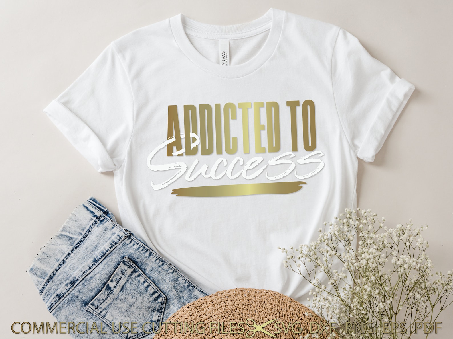 Addicted to Success SVG Motivational Svg Positive Svg | Etsy