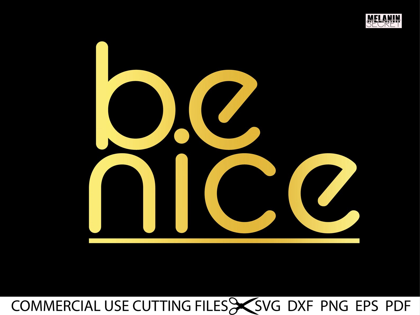 Be Nice SVG Inspirational Motivational SVG Woman Svg Girl - Etsy