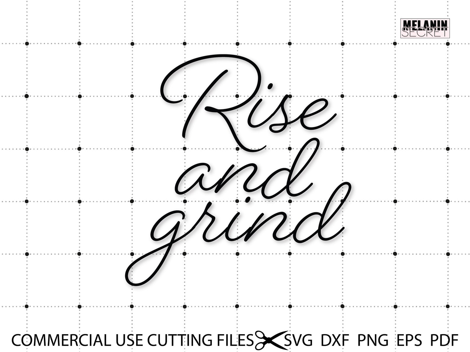 Rise and Grind Svg Quote SVG Inspirational Quote SVG Hustle - Etsy