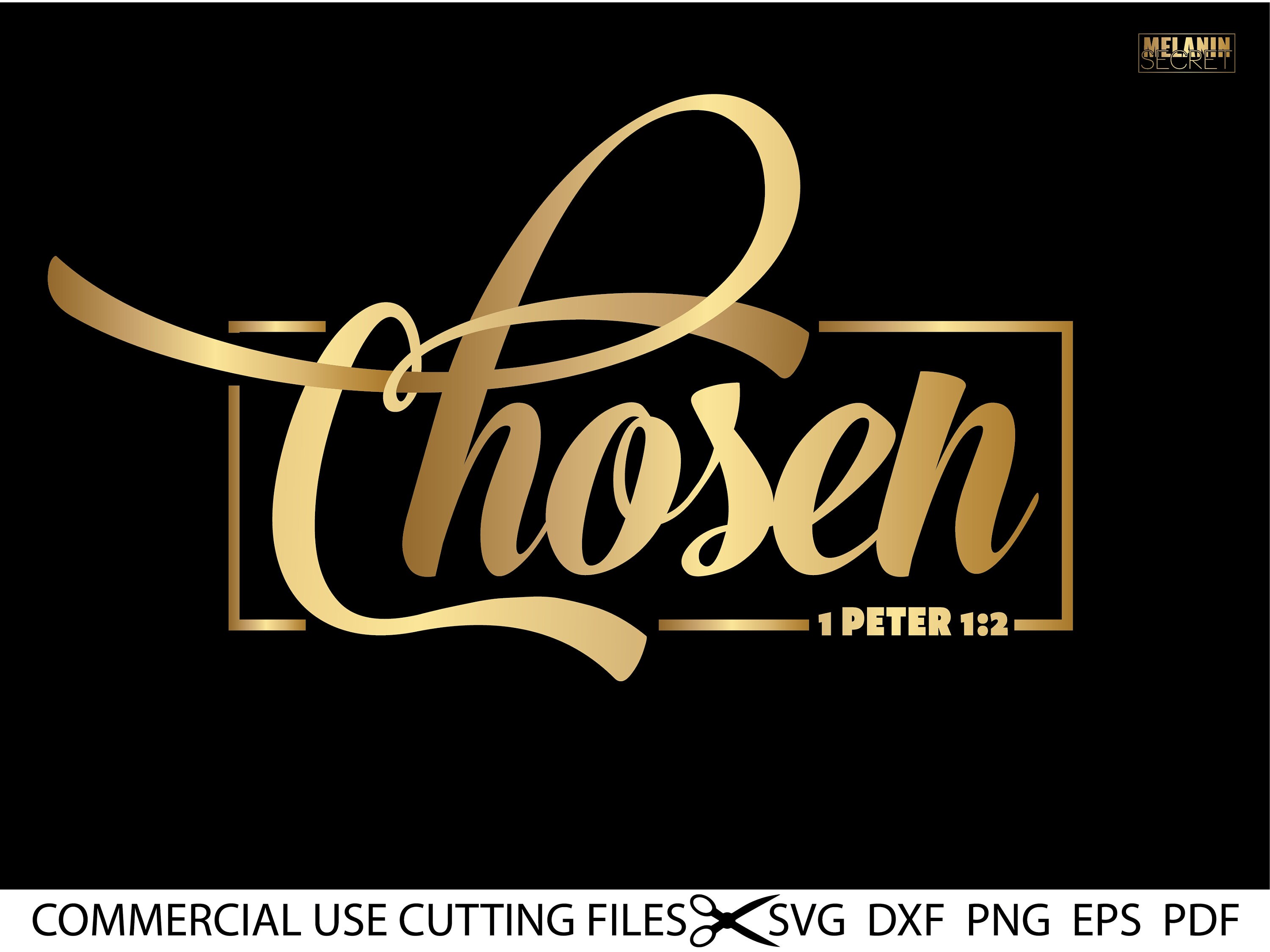 Chosen SVG Faith Svg Christian Svg Motivational - Etsy Canada