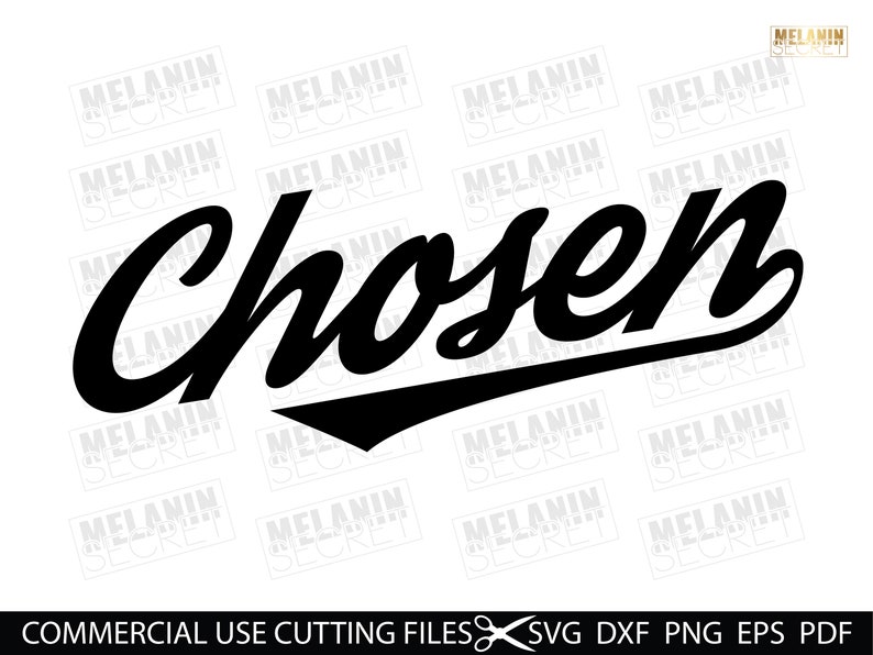 Chosen SVG Faith Svg Christian Svg Motivational - Etsy