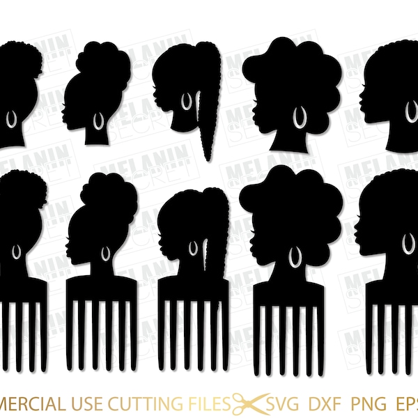 Afro Pick Art - Etsy