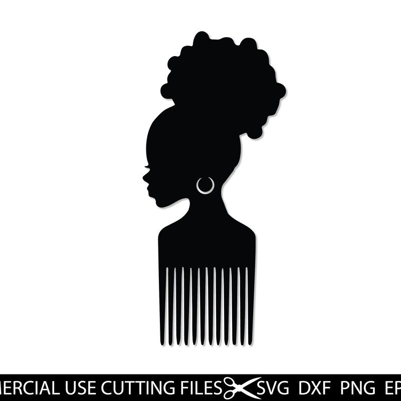 Afro Puff Hair Svg - Etsy