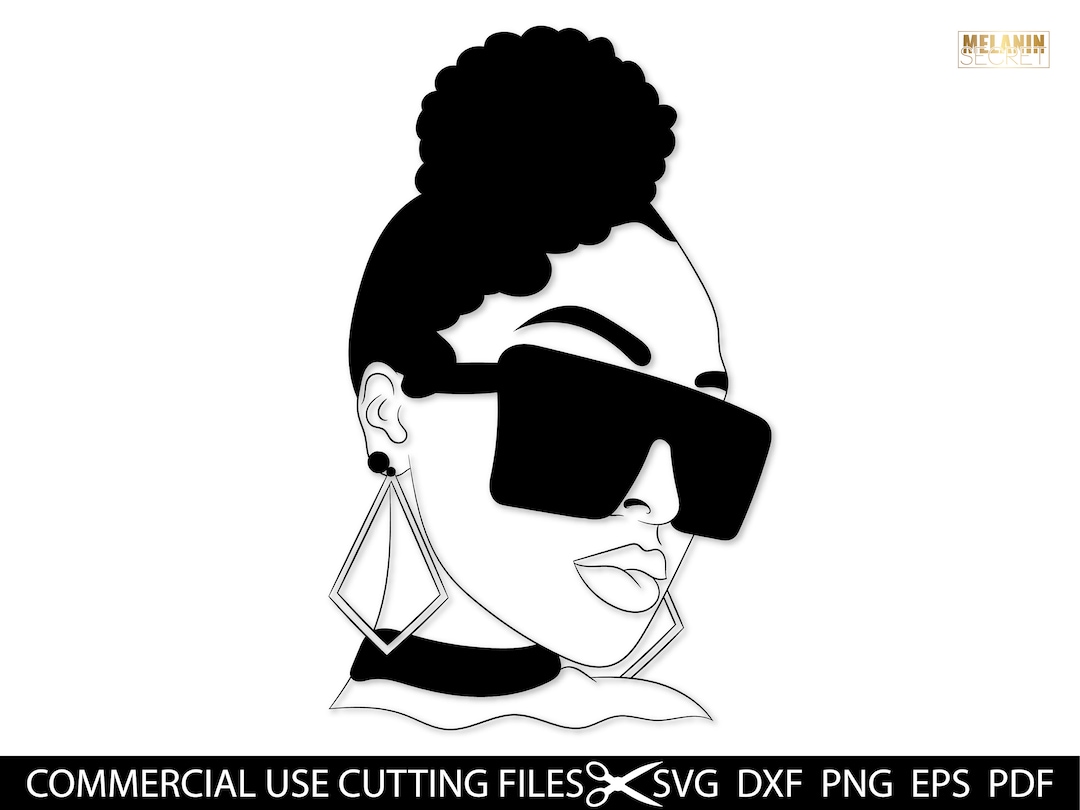 Afro Diva SVG, Diva, Queen Boss, Lady, Black Woman, Glamour, Africa ...