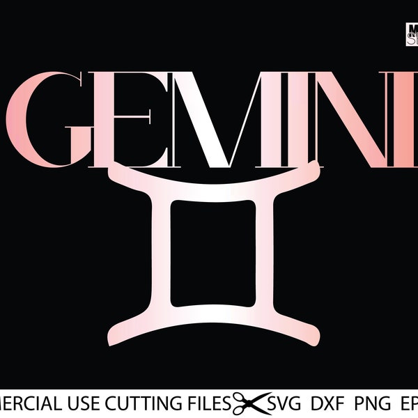 Gemini Svg - Etsy