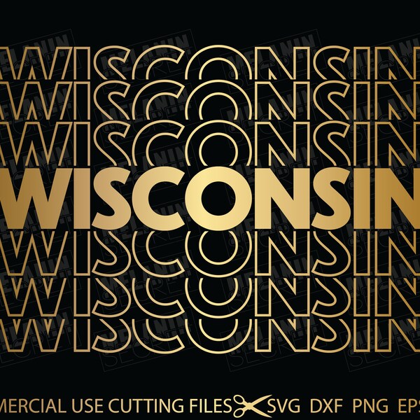 Wisconsin Svg - Etsy