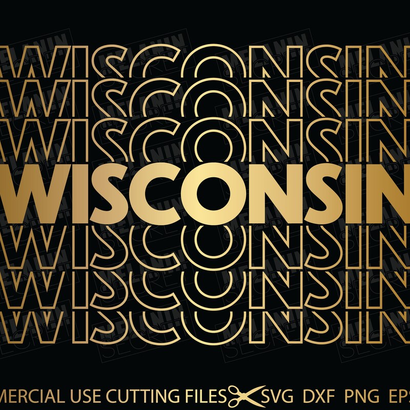 Wisconsin Svg - Etsy