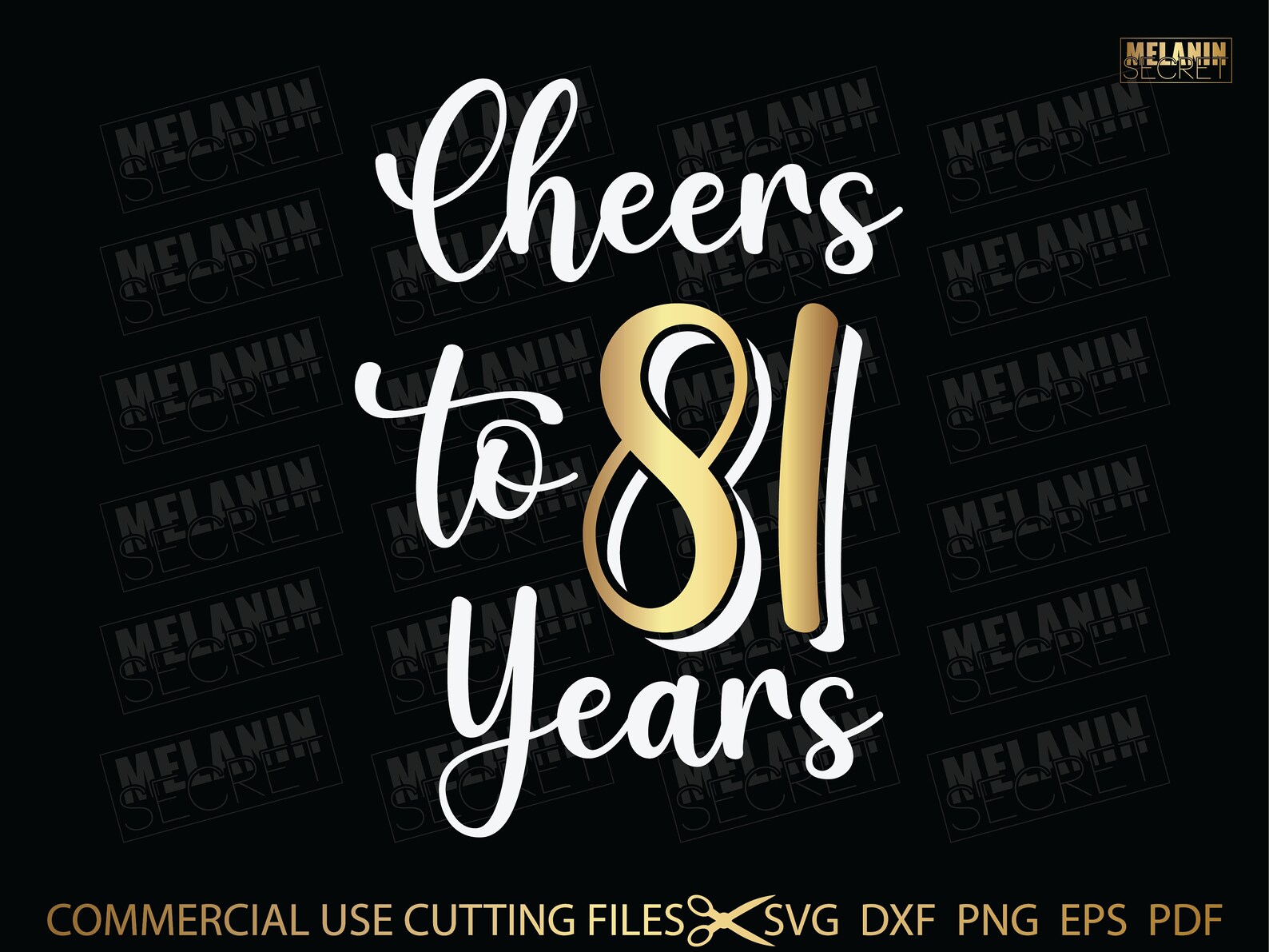 Cheers to 81 Years, 81 Birthday Svg, 1940 Svg, SVG, PNG, 81 Birthday ...