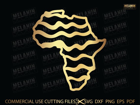 Africa Map Frame SVG Africa Frame Africa Map Monogram SVG | Etsy