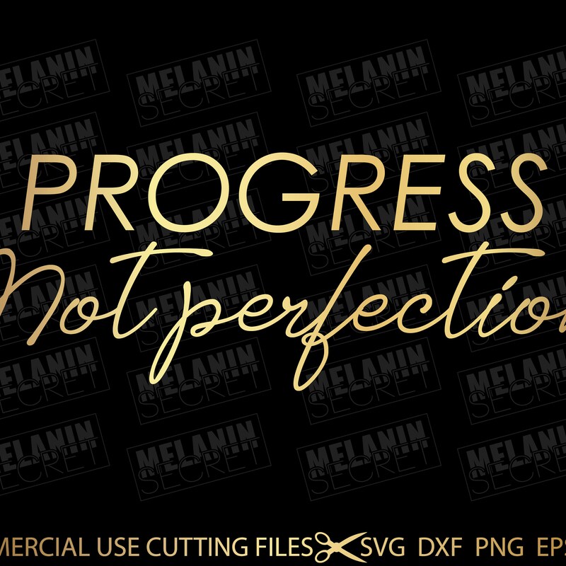 Progress Perfection - Etsy