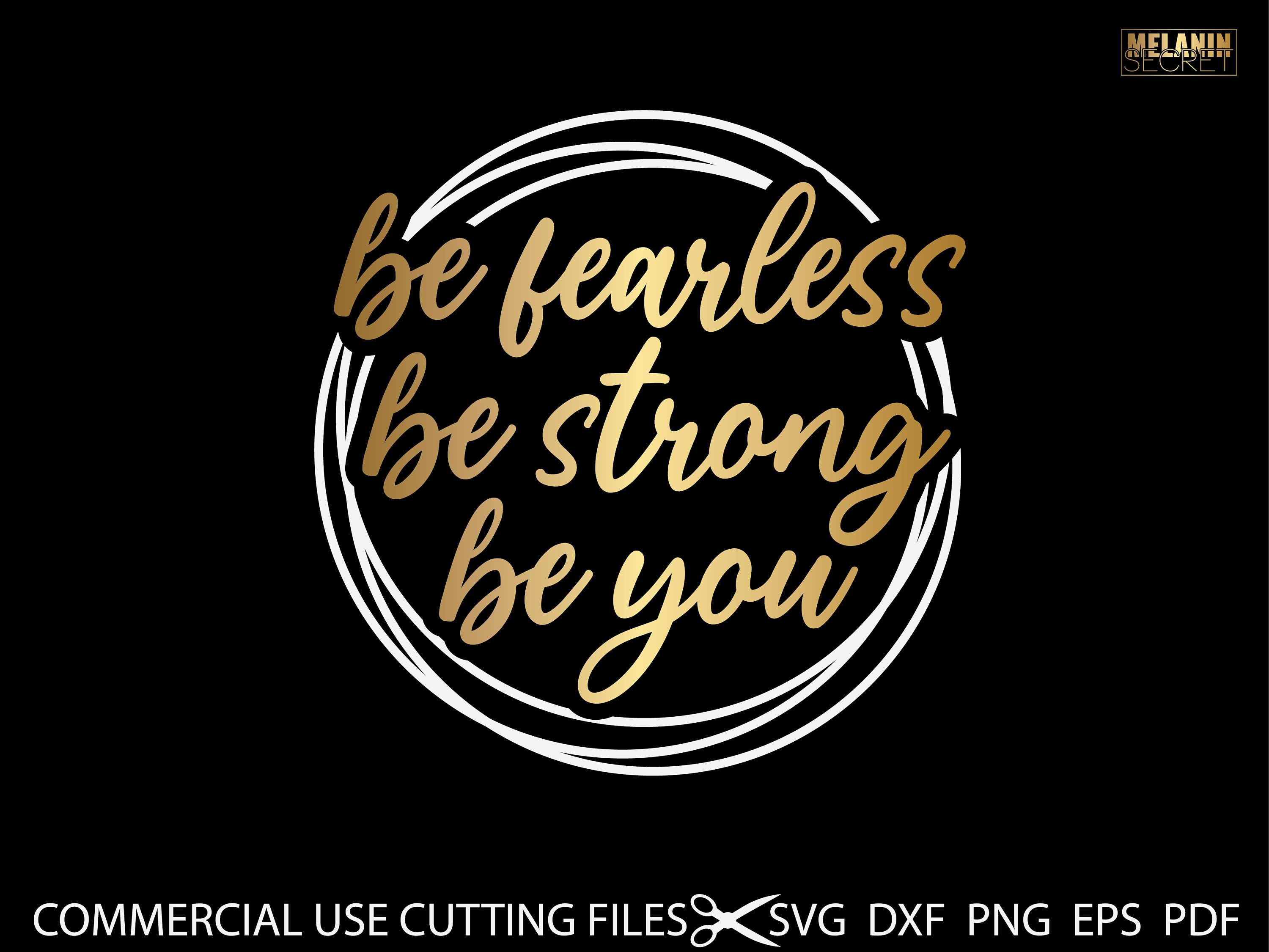 Digital Art & Collectibles Drawing & Illustration Be Strong Svg Png ...