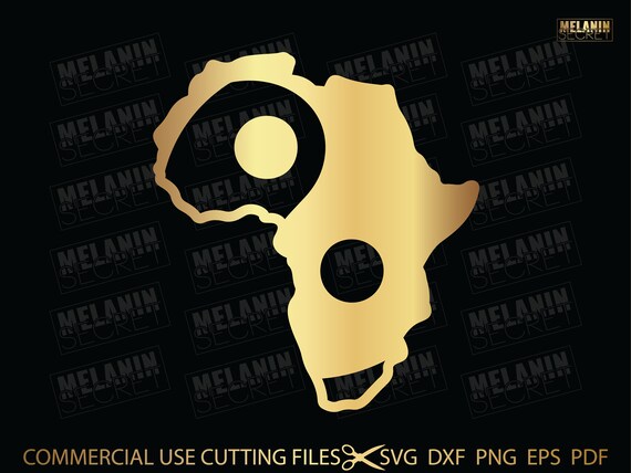 Africa Map Frame SVG Africa Frame Africa Map Monogram SVG | Etsy