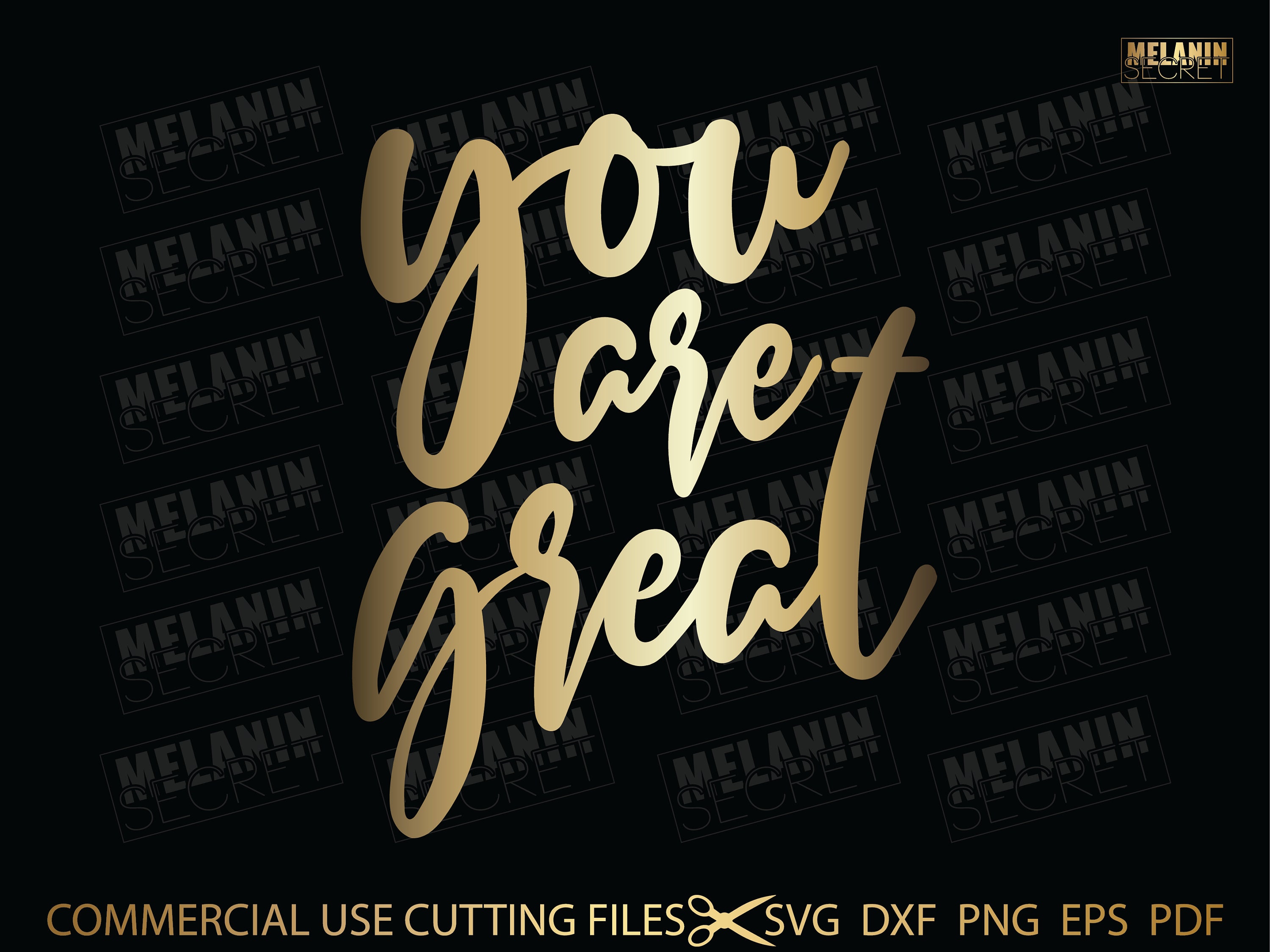 You Are Great SVG Motivational Svg Positive Svg Quotes Svg - Etsy