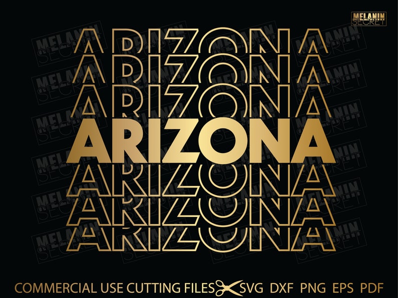Arizona State SVG Arizona Svg State Svg United States of - Etsy