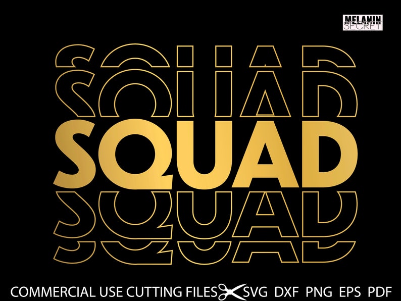 Squad SVG Dope Svg Woman Svg Afro Svg Black Queen Svg - Etsy