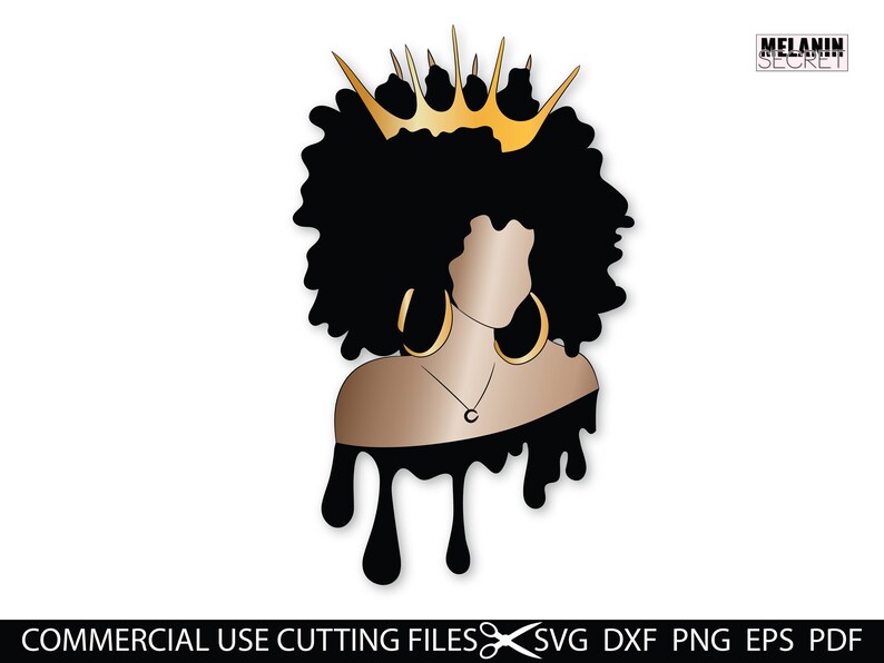 12 Afro Bundle SVG Designs Afro Woman Svg Black Queen Svg - Etsy