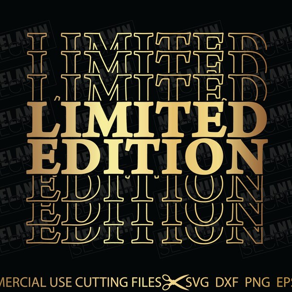 Limited Edition Svg - Etsy