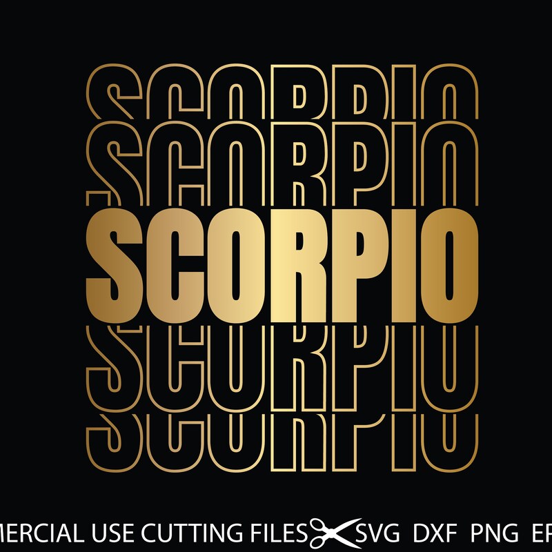 Scorpio Svg - Etsy