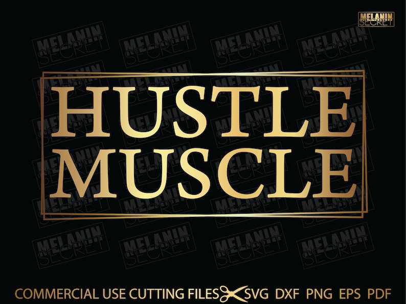 Hustle Muscle Svg Hustle Svg Humble Svg Empowered Svg | Etsy