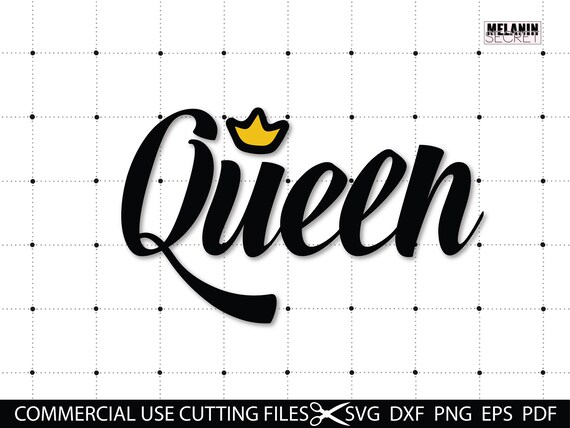 Queen With Crown Svg King Svg Queen Svg Family Svg Png | Etsy