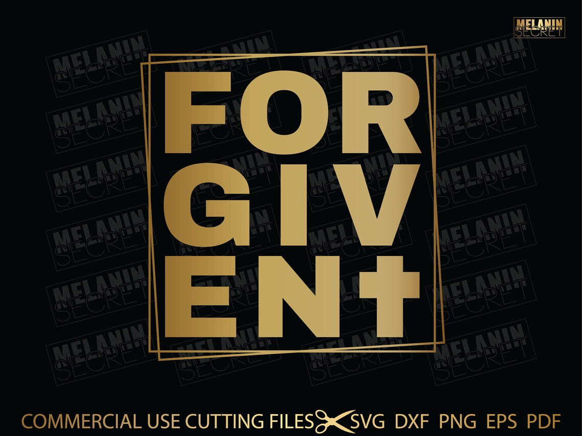Forgiven Svg God Svg Faith Svg Inspirational Svg Quotes - Etsy