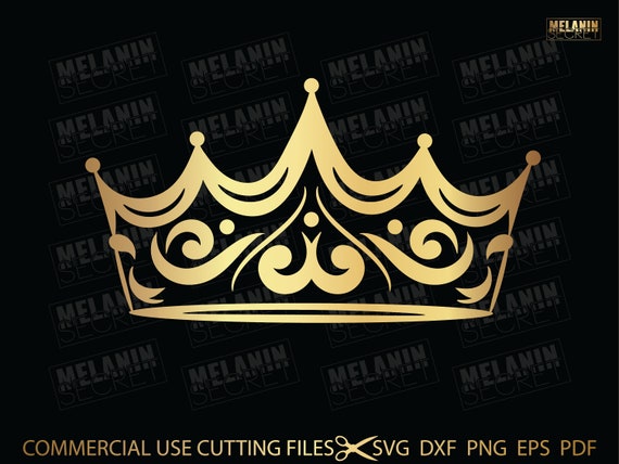 King Crown SVG Black Man Crown Svg Melanin Svg Afro Svg | Etsy