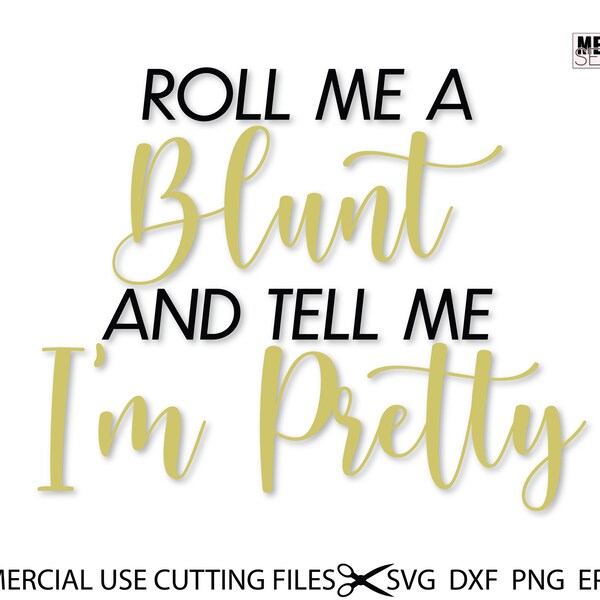 Blunt Svg - Etsy
