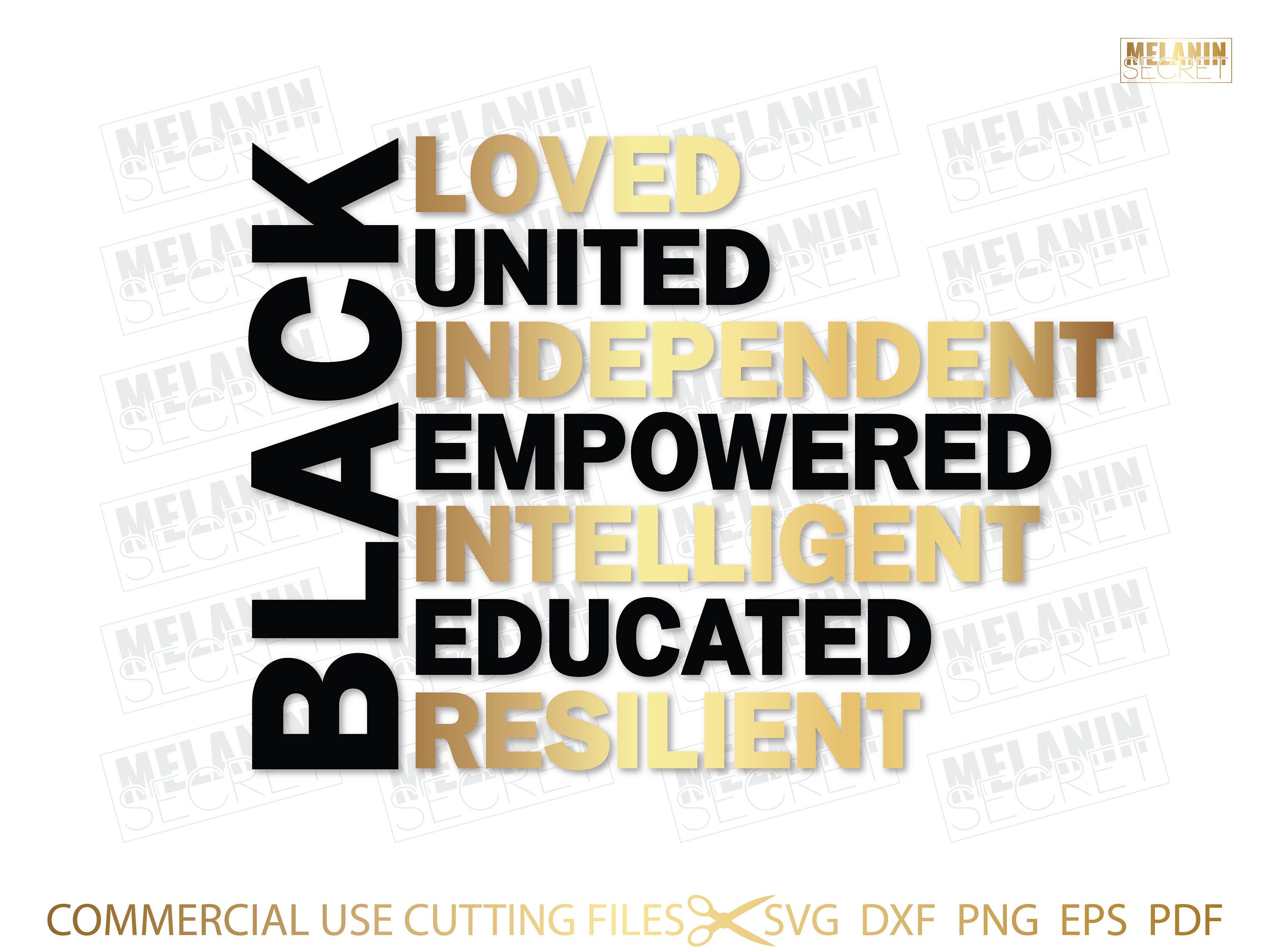 Black SVG Black Queen Svg Black King Svg Melanin Svg Dope - Etsy