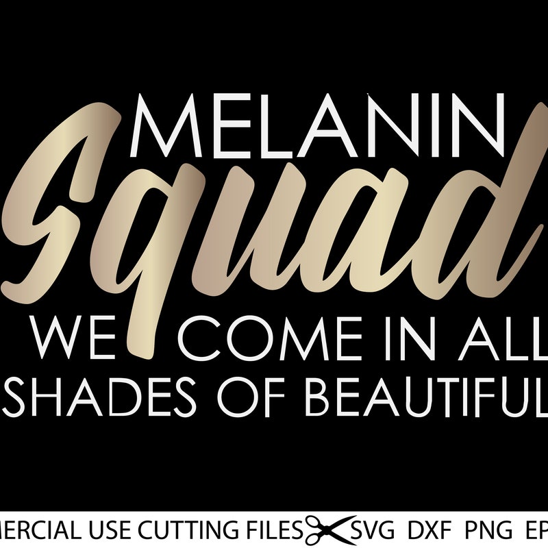 Melanin Svg - Etsy