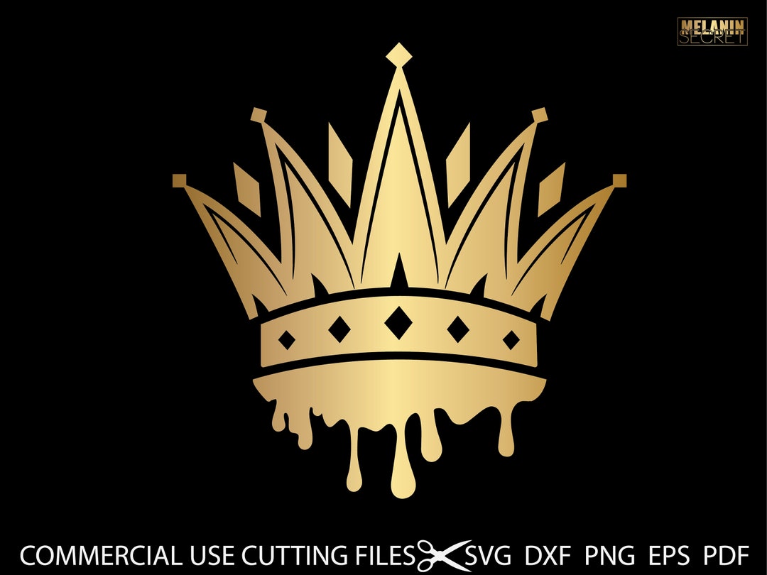 Queen Crown Drippin SVG, Black Woman Crown Svg, Melanin Svg, Afro Svg ...