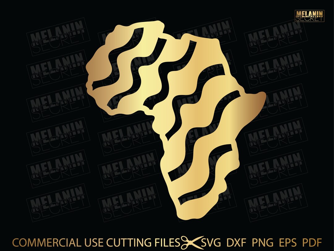 Africa Map Frame SVG, Africa Frame, Africa Map Monogram SVG, Cricut Cut ...